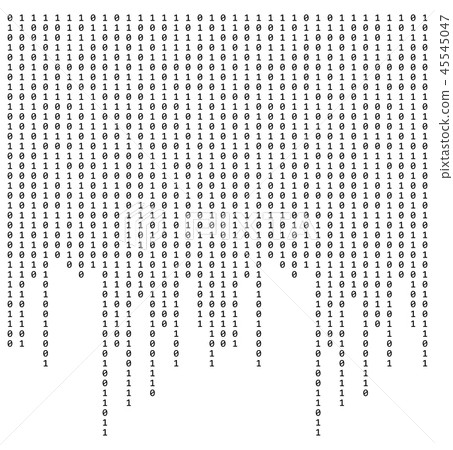 0 1 code isolated on white background texture - Stock Illustration ...