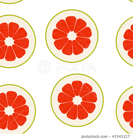 Seamless pomelo vector pattern. Minimalistic... - Stock Illustration ...