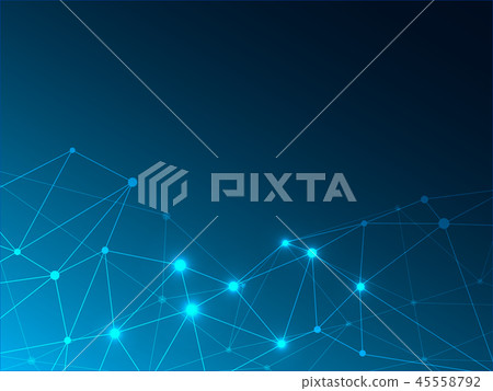 Network image blue - Stock Illustration [45558792] - PIXTA