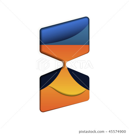 Paper Hourglass vector illustration - Stock Illustration [45574900] - PIXTA
