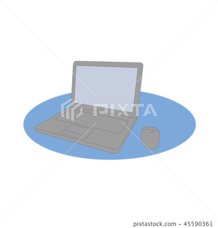 laptop - Stock Illustration [45590361] - PIXTA