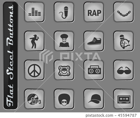 rap icon set-插圖素材 [45594787] - PIXTA圖庫