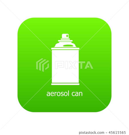 Aerosol can icon green vector - Stock Illustration [45615565] - PIXTA