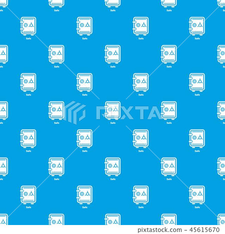 Safe pattern vector seamless blue - Stock Illustration [45615670] - PIXTA