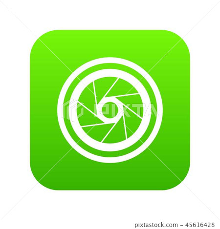 Big objective icon digital green - Stock Illustration [45616428] - PIXTA