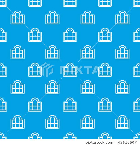 Beautiful window frame pattern vector seamless... - Stock Illustration ...