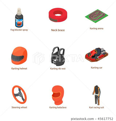 Pursuit icons set, isometric style - Stock Illustration [45617752] - PIXTA