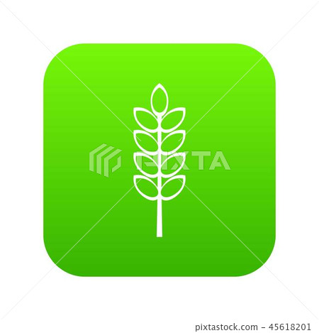 Inlet spike icon digital green - Stock Illustration [45618201] - PIXTA