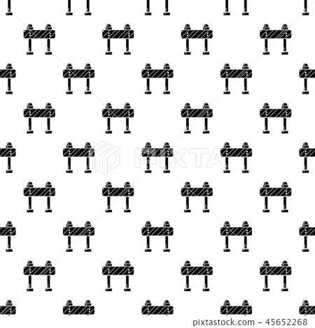 Road block pattern vector seamless - Stock Illustration [45652268] - PIXTA