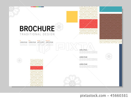 Korean Traditional Brochure - Stock Illustration [45660381] - PIXTA