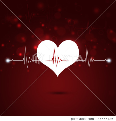 health medical red background - Stock Illustration [45666486] - PIXTA