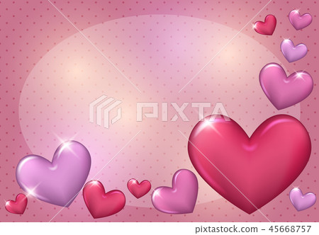 Heart's message card - Stock Illustration [45668757] - PIXTA