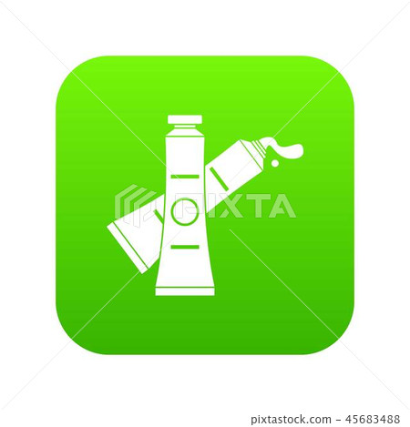 Oil paints icon digital green - Stock Illustration [45683488] - PIXTA