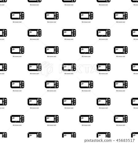 Microwave pattern vector seamless - Stock Illustration [45683517] - PIXTA