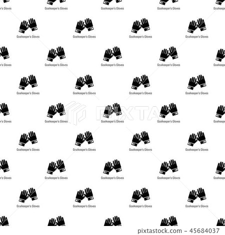 Goalkeeper gloves pattern vector seamless - Stock Illustration ...
