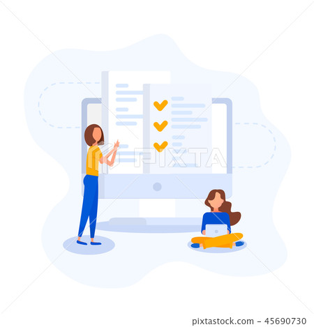 Software development and programming, program code - Stock Illustration ...