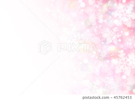 Pink snow pattern image background - Stock Illustration [45762453] - PIXTA