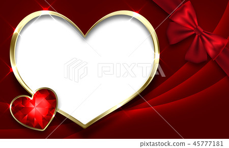 Heart's message card - Stock Illustration [45777181] - PIXTA
