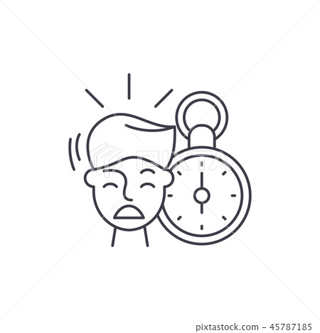 No time line icon concept. No time vector... - Stock Illustration ...