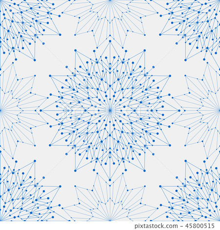 Seamless geometric pattern with connected lines... - Stock Illustration ...