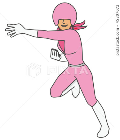 Sentai Hero Momo - Stock Illustration [45807072] - PIXTA