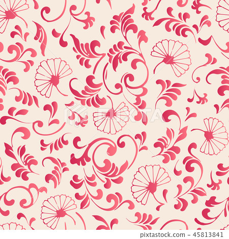 Elegant seamless Chinese style pink background - Stock Illustration ...