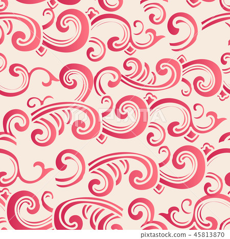 Elegant seamless Chinese style pink background - Stock Illustration ...