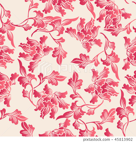 Elegant seamless Chinese style pink background - Stock Illustration ...
