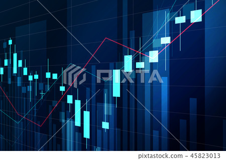 Stock price chart - Stock Illustration [45823013] - PIXTA