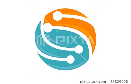 Digital World and Electrical Connections - Stock Illustration [45829908 ...