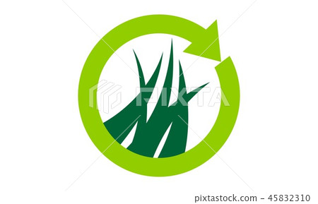 Green Project Logo Design Template Vector-插圖素材 [45832310] - PIXTA圖庫
