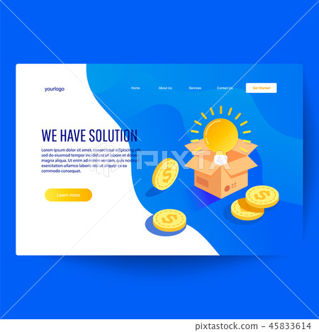 We have solution. Idea concept-插圖素材 [45833614] - PIXTA圖庫