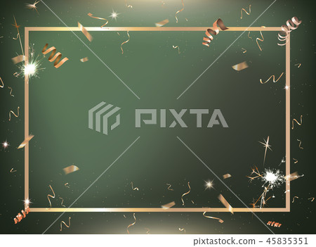 Green gradient party and celebration background - Stock Illustration ...