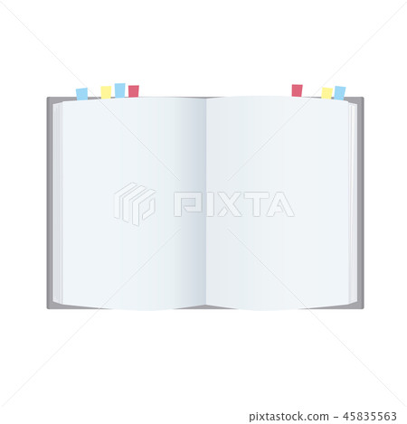 Notebook book reference book illustration - Stock Illustration ...