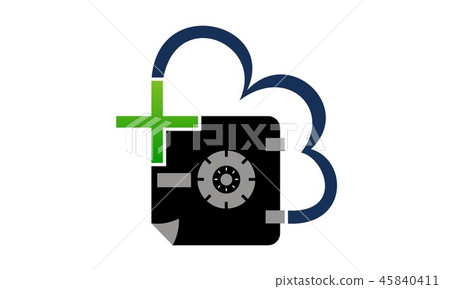 Digital Document Cloud Secure Vault - Stock Illustration [45840411] - PIXTA