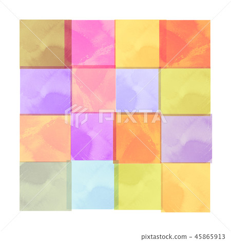 Background material square watercolor texture - Stock Illustration ...