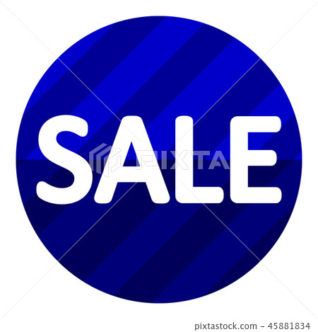 Blue sale sign. - Stock Illustration [45881834] - PIXTA