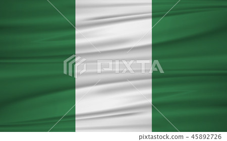 Nigeria flag vector - Stock Illustration [45892726] - PIXTA
