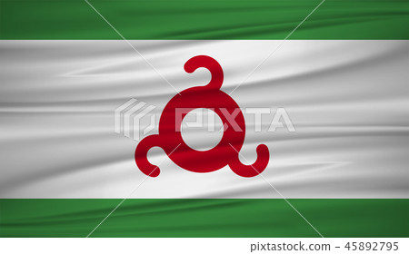 Ingushetia flag - Stock Illustration [45892795] - PIXTA