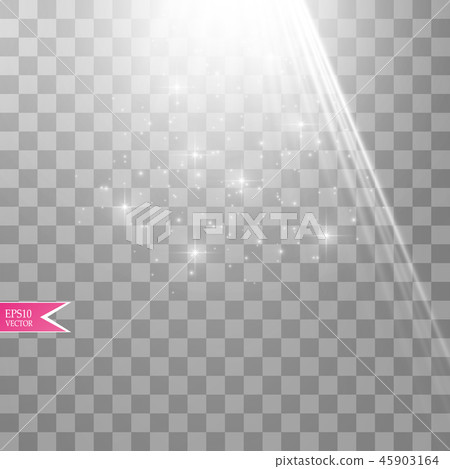 Vector white transparent energy spotlight scene. - Stock Illustration ...