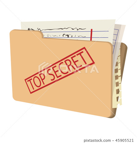 Top secret package cartoon icon-插圖素材 [45905521] - PIXTA圖庫