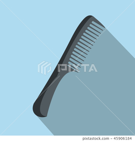 Comb flat icon with shadow - Stock Illustration [45906184] - PIXTA