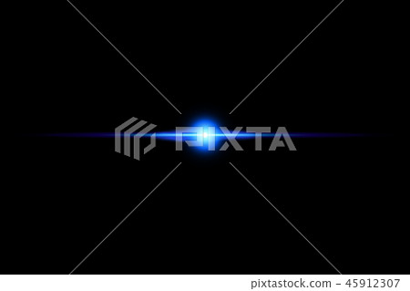 Shape, Single Line, Light Beam, Spotlight, Star. - Stock Illustration ...