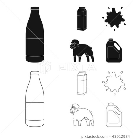 Billet pack, sheep.blue, canister.Moloko set...-插圖素材 [45912984] - PIXTA圖庫