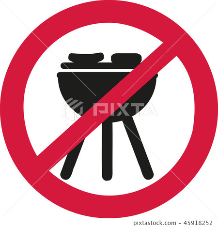 grill_ban.eps - Stock Illustration [45918252] - PIXTA
