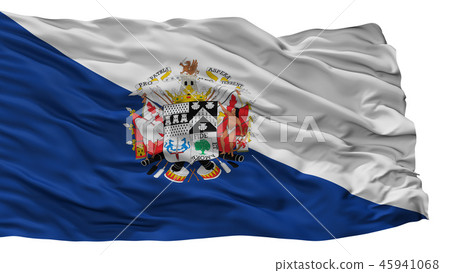 Osorno City Flag,Chile,Isolated White Background - Stock Illustration ...
