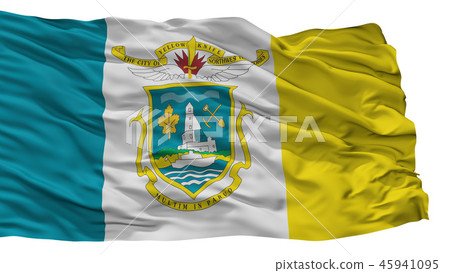 Yellowknife City Flag,Canada,Northwest Territories - Stock Illustration ...