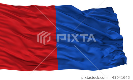 Bastogne City Flag, Belgium, Isolated On White - Stock Illustration ...