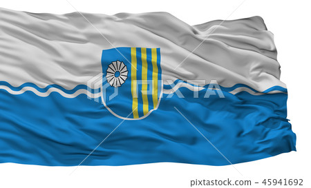 Novalukoml City Flag, Belarus, Isolated On White - Stock Illustration ...