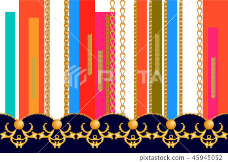 Asymmetric geometric print. - Stock Illustration [45945052] - PIXTA